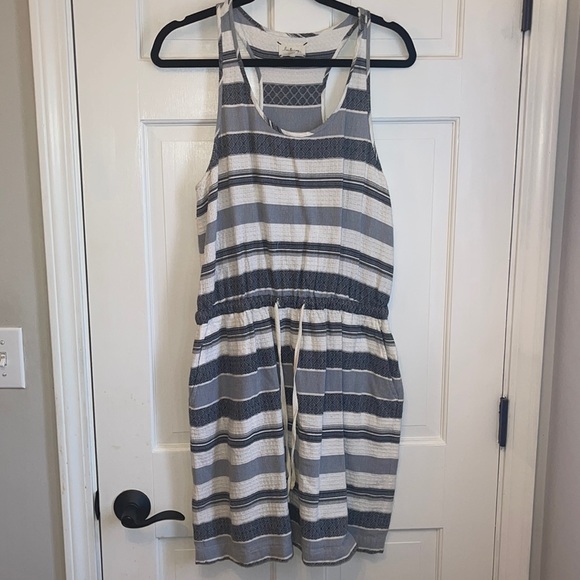 Lou & Grey | Dresses | Lou And Grey Striped Racerback Dress | Poshmark